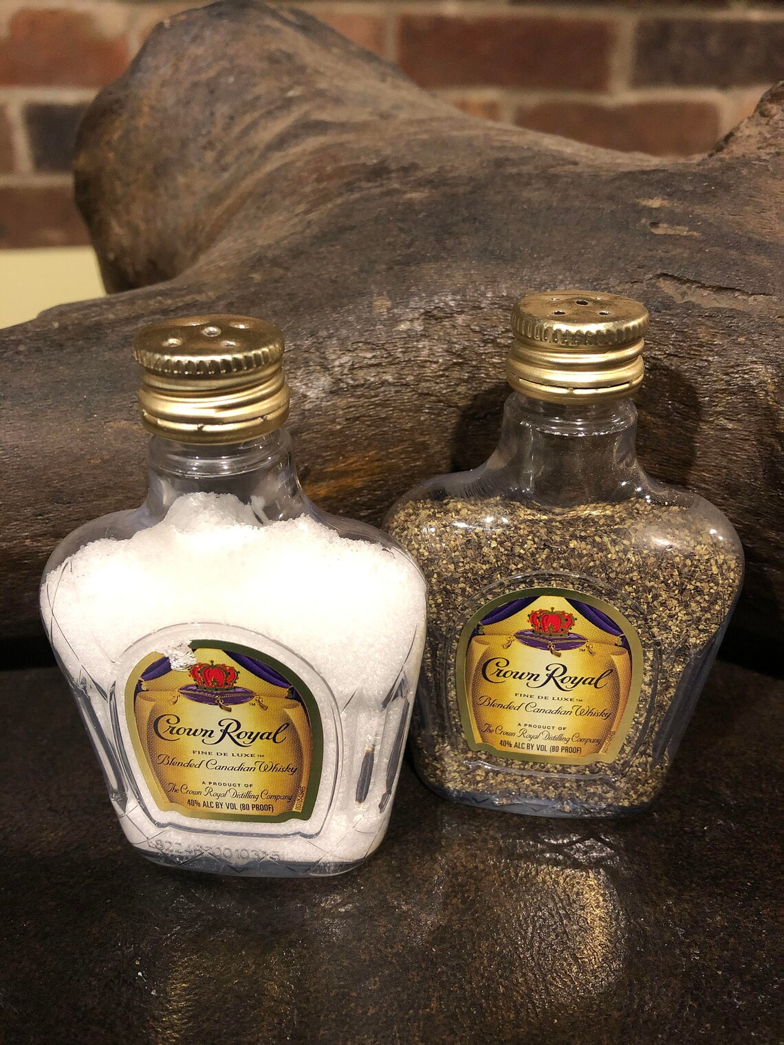 Crown Royal Salt and Pepper Shakers - Crown Royal Whiskey Salt and ...