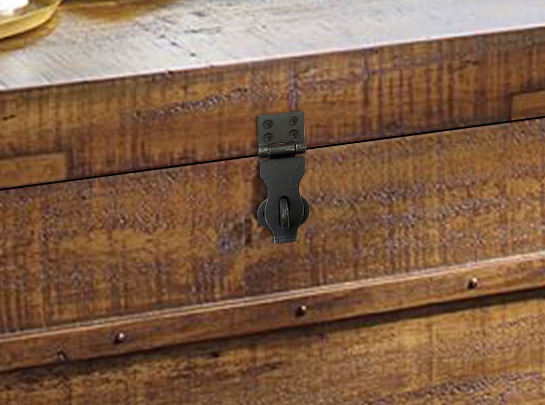 Antique Style Iron Trunk Latches - Iron Gate Latch Rustic Iron Latch ...