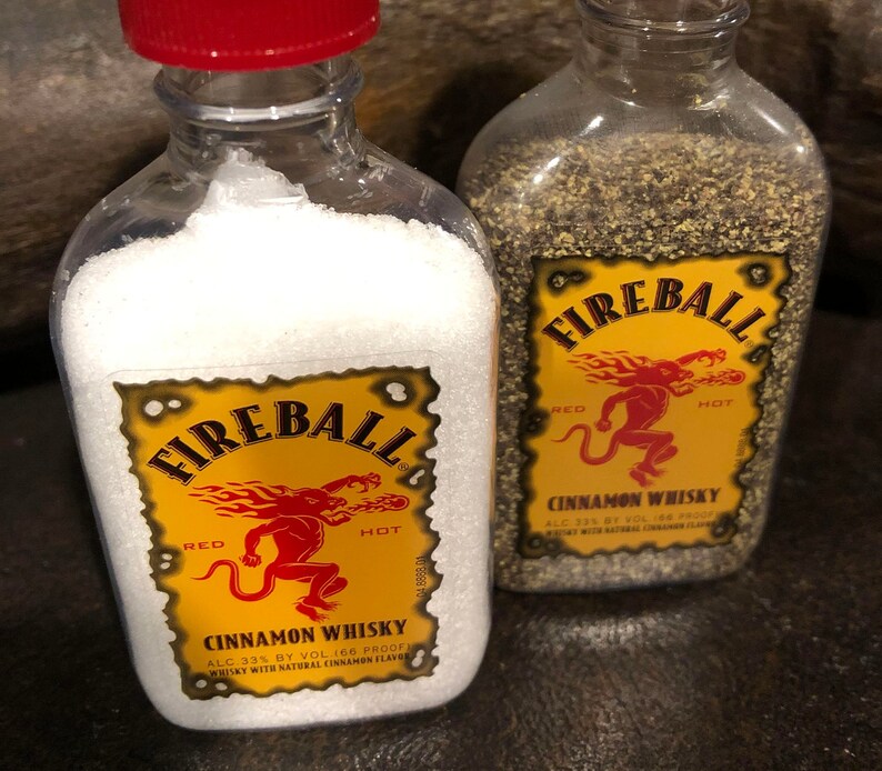 Fireball Salt and Pepper Shakers - Fireball Cinnamon Whisky Salt and ...