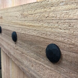 Board and Batten Cedar Shutters Pair With Hammered Metal Clavos ...