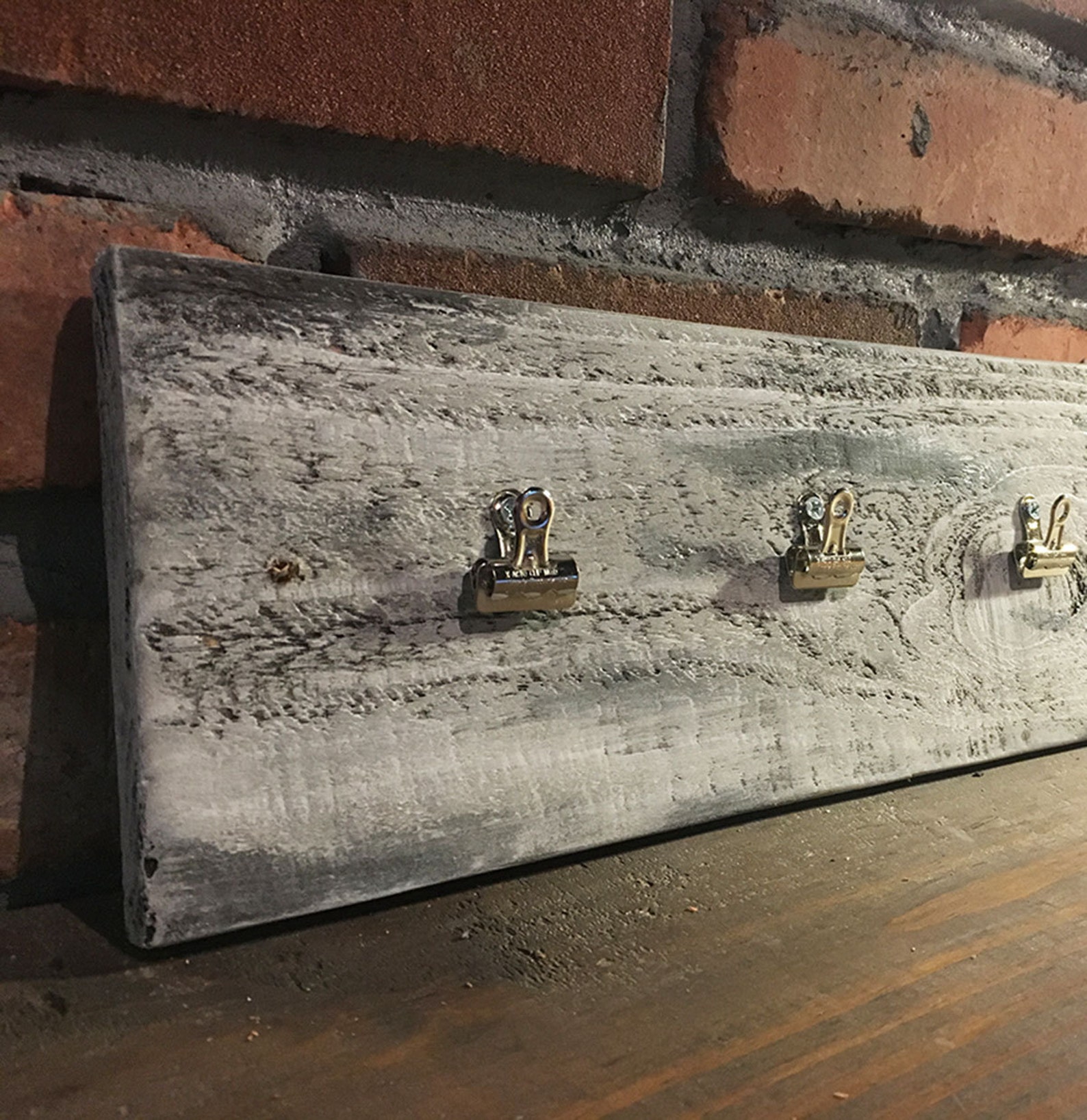 Wall Clipboard Rustic Wood Wall Clipboard Organizer - Etsy