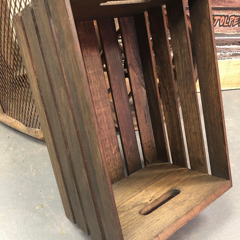 Large Wood Crate - Etsy