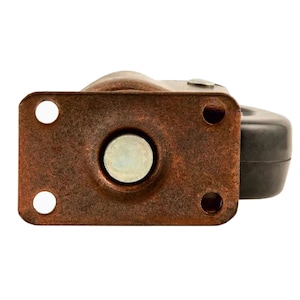 Antique Style Bronze Swivel Casters 4 Pack - Rubber Wheel Casters ...
