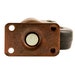 Antique Style Bronze Swivel Casters 4 Pack - Rubber Wheel Casters ...