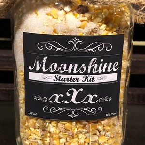 Moonshine Starter Kit – Large Mason Jar, Country Man Cave Decor - Etsy