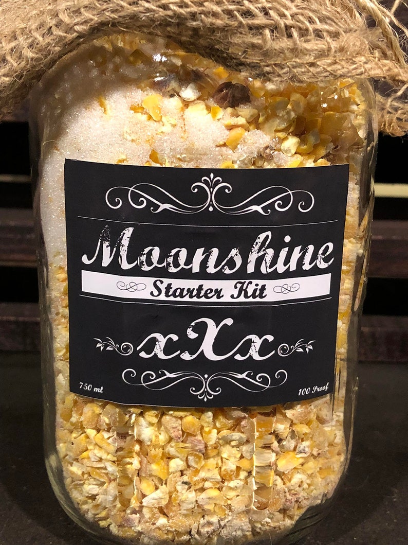 Moonshine Starter Kit – Large Mason Jar, Country Man Cave Decor - Etsy