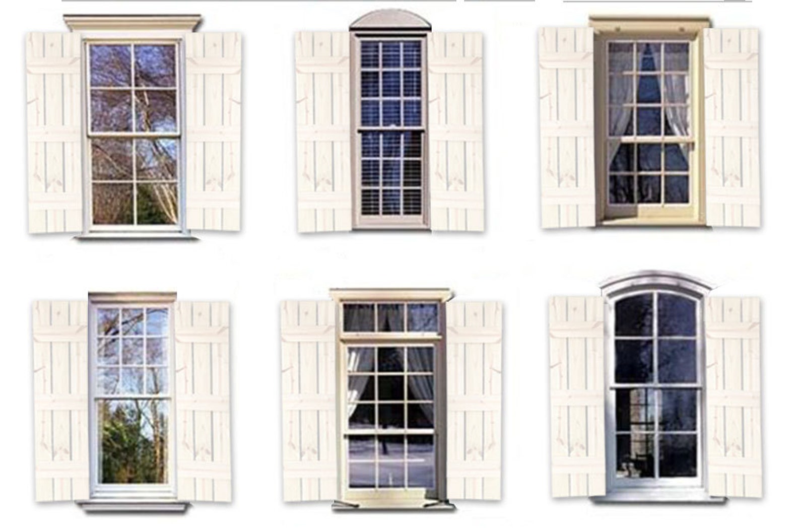 White Farmhouse Style Shutters Rustic Farmhouse Window - Etsy