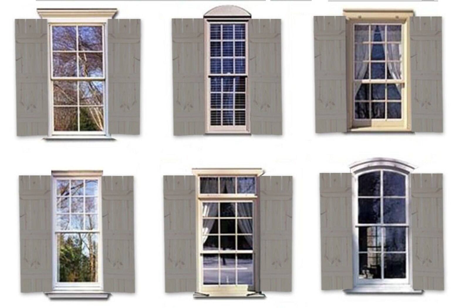 Gray Farmhouse Style Shutters Rustic Farmhouse Window - Etsy