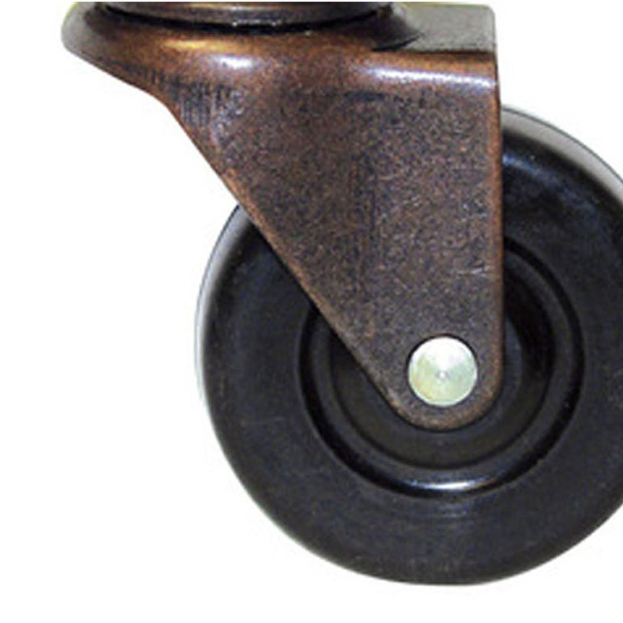 Antique Style Bronze Swivel Casters 4 Pack Rubber Wheel | Etsy