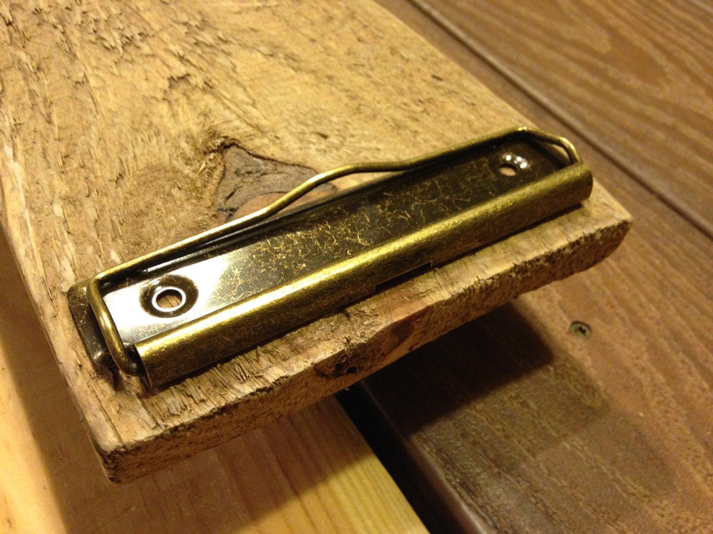 Rustic Clipboard Clips - Old Fashion Antique Style Clip - Large Clip - Etsy