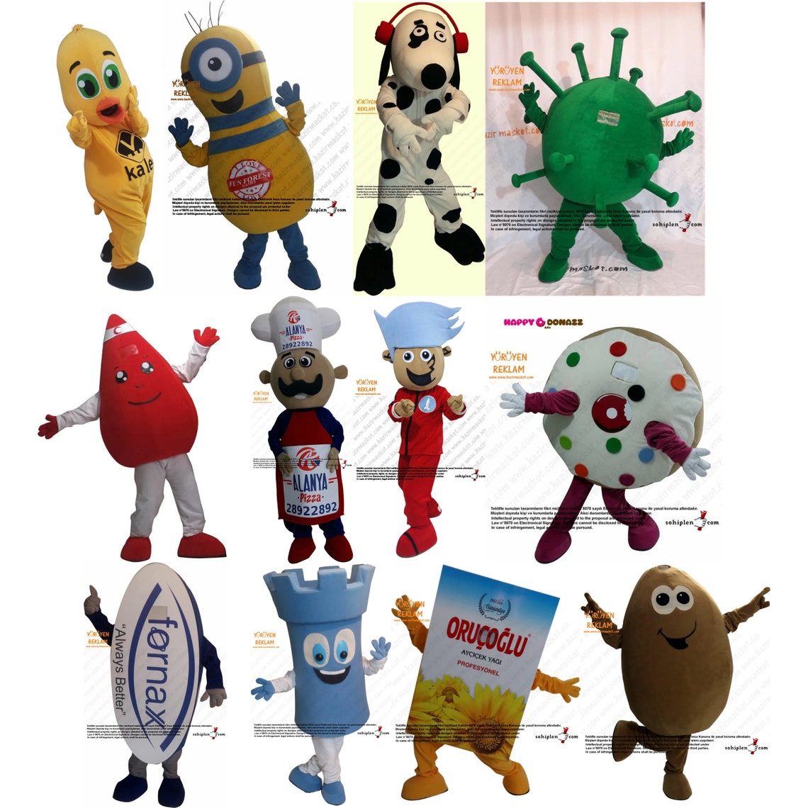 Any Mascot Costume You Want - Etsy