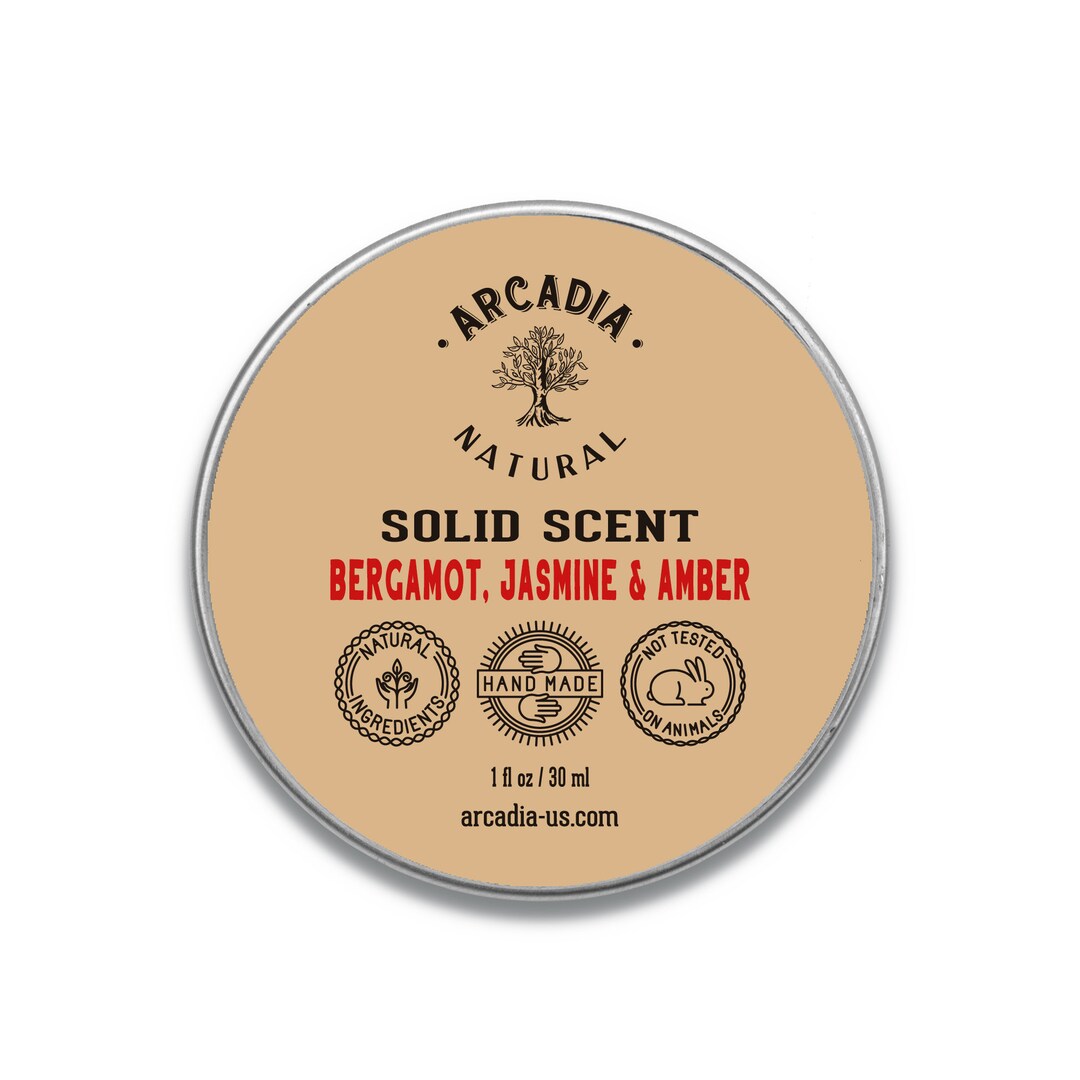 Solid Scent, Bergamot, Jasmine and Amber, A Floral and Exotic Scent ...