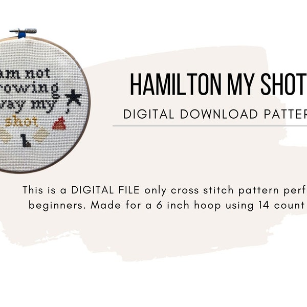Hamilton Cross Stitch Patterns - Etsy