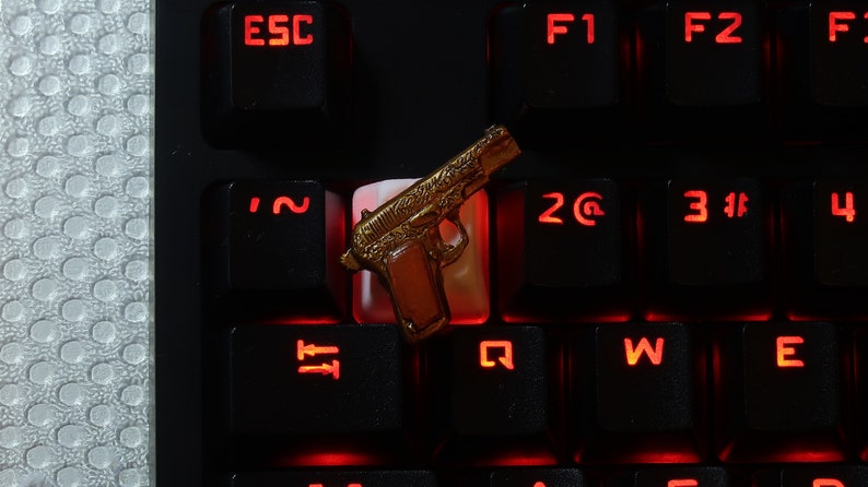 Golden TT Custom Key Cap/mechanical Keyboard-cherry MX Key Cap/escape ...