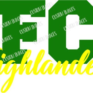 Highlanders, FC Floyd Central SVG, PNG - Etsy