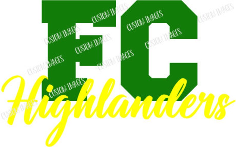 Highlanders, FC Floyd Central SVG, PNG - Etsy