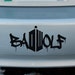 Bad Wolf Doctor Who Vinyl Sticker Car Window Door Bumper Decal - Etsy