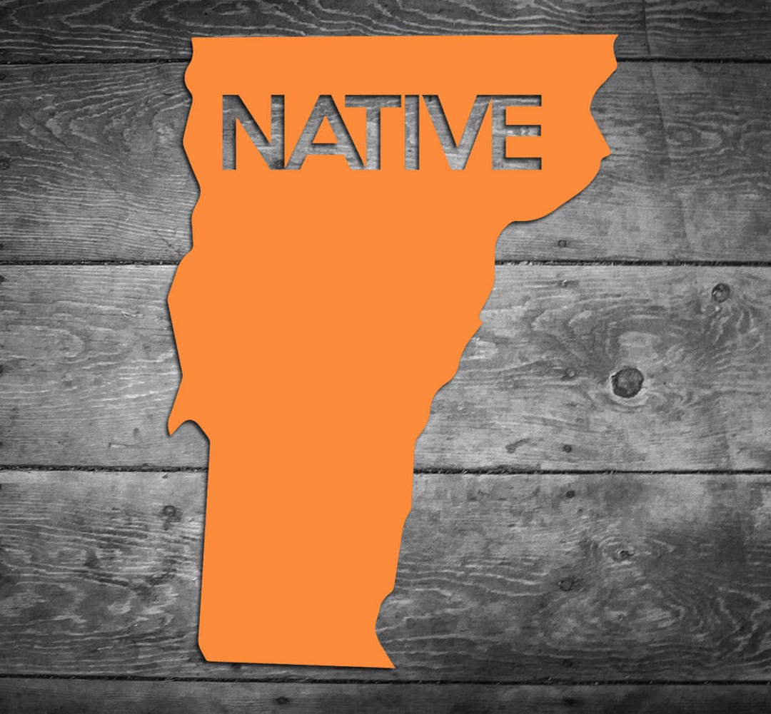Vermont Native Vinyl Sticker Car Window Door Bumper Decal Pride Home VT ...