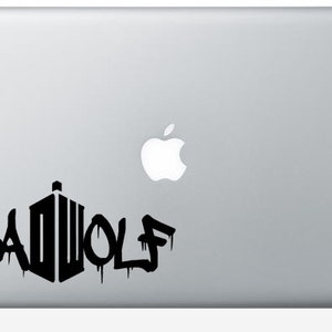 Bad Wolf Dr Doctor Who Vinyl Sticker Laptop MacBook Mac Air - Etsy