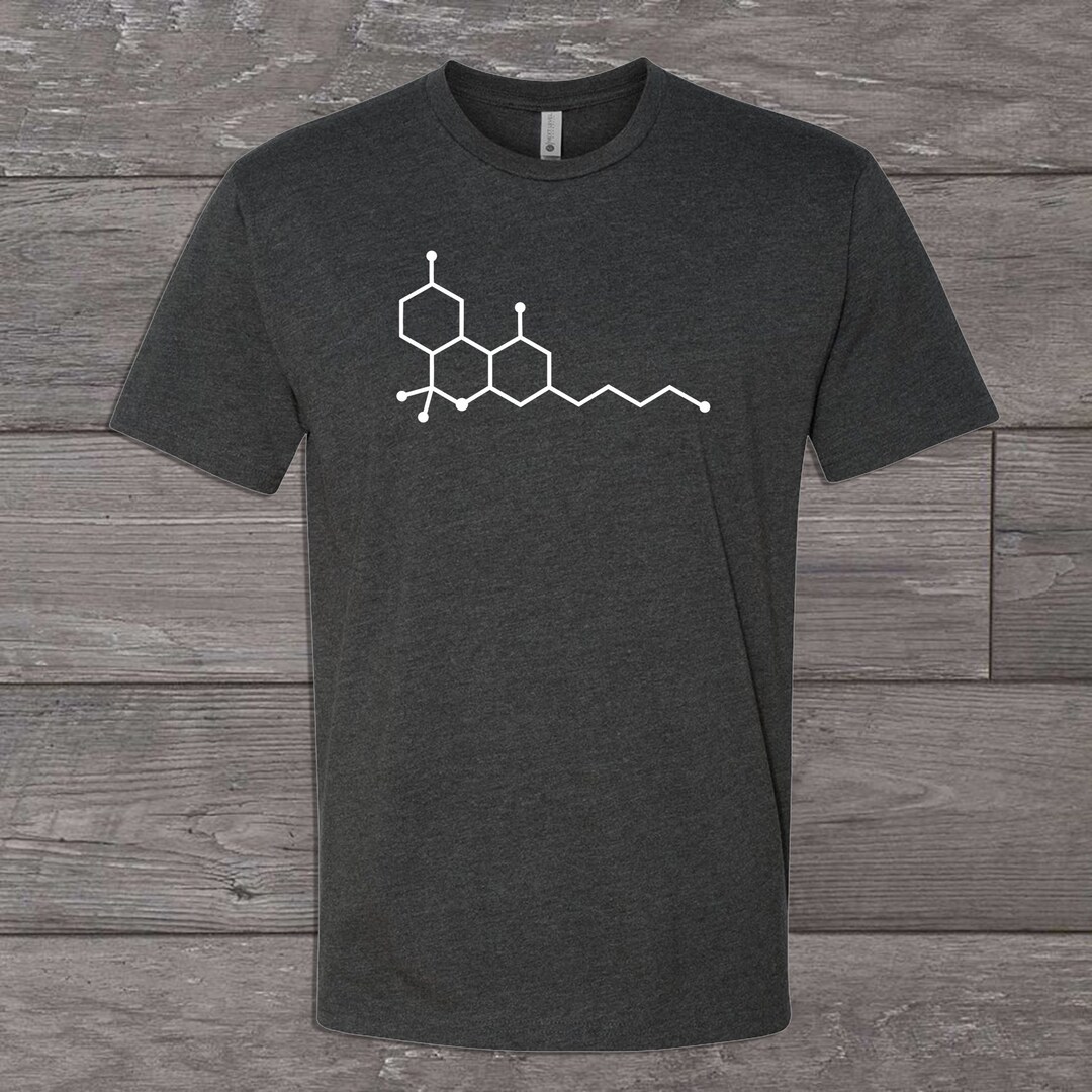THC Molecule Science Chemistry T-shirt Tee Tshirt Weed Marijuana Unisex ...