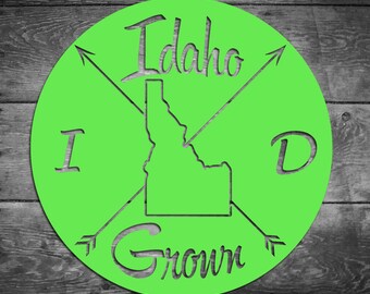 Idaho Native Vinyl Sticker Car Window Door Bumper Decal Pride | Etsy