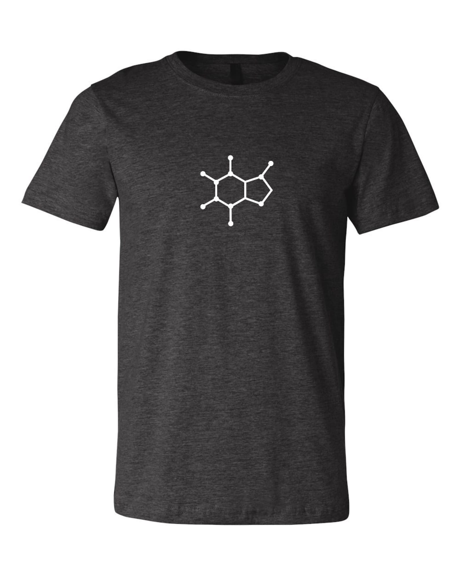 Caffeine Molecule Coffee Science Chemistry T-shirt Tee Tshirt Unisex - Etsy