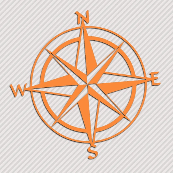 Compass Decal - Etsy