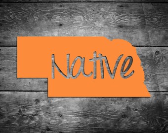 Iowa Native Vinyl Sticker Car Window Door Bumper Decal Pride - Etsy