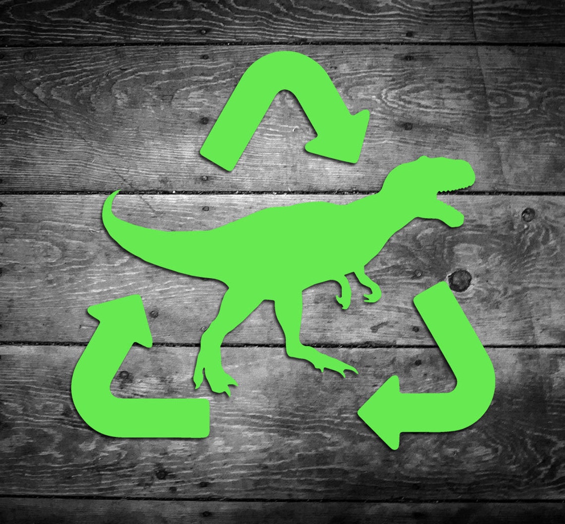 Tyrannosaurus Rex Recycled Gas Cap Door Cover Vinyl Sticker - Etsy