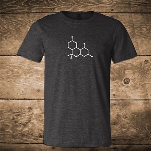 THC Molecule Science Chemistry T-shirt Tee Tshirt Weed | Etsy