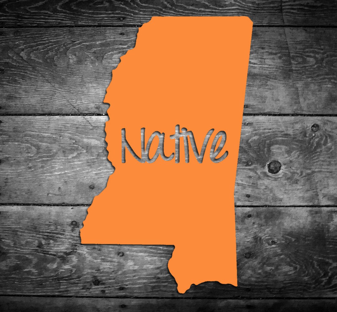 Mississippi Native Vinyl Sticker Car Window Door Bumper Decal Pride ...