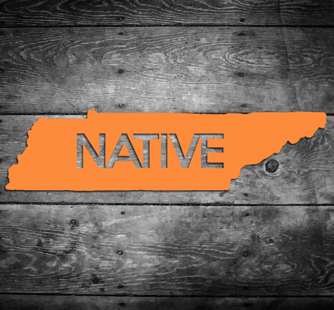 Tennessee Native Vinyl Sticker Car Window Door Bumper Decal Pride Home ...