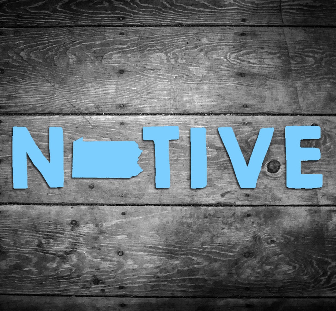 Pennsylvania Native Vinyl Sticker Car Window Door Bumper Decal - Etsy