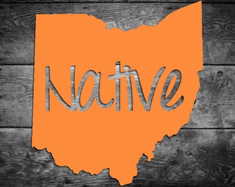 Oregon Native Vinyl Sticker Car Window Door Bumper Decal Pride | Etsy