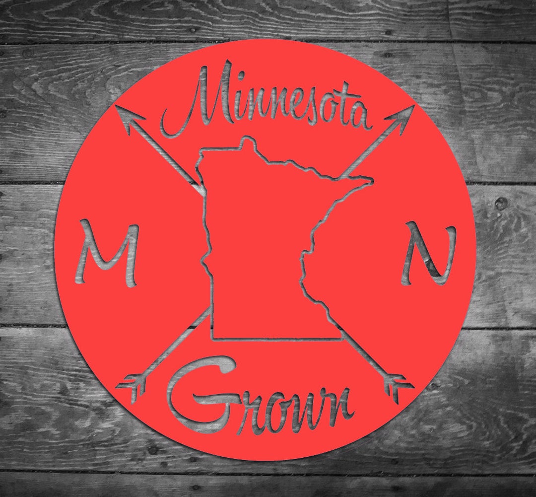 Minnesota Grown Vinyl Sticker Car Window Door Bumper Decal - Etsy