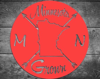 Minnesota Native Vinyl Sticker Car Window Door Bumper Decal - Etsy