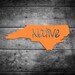 North Carolina Native Vinyl Sticker Car Window Door Bumper Decal Pride ...
