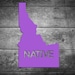 Idaho Native Vinyl Sticker Car Window Door Bumper Decal Pride Home ID ...