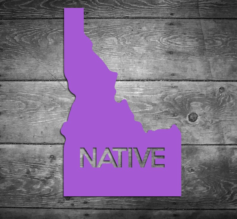 Idaho Native Vinyl Sticker Car Window Door Bumper Decal Pride | Etsy