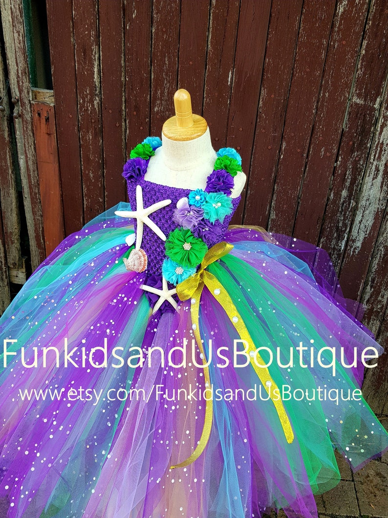 Under The Sea Mermaid Tutu Dress mermaid birthday dress | Etsy