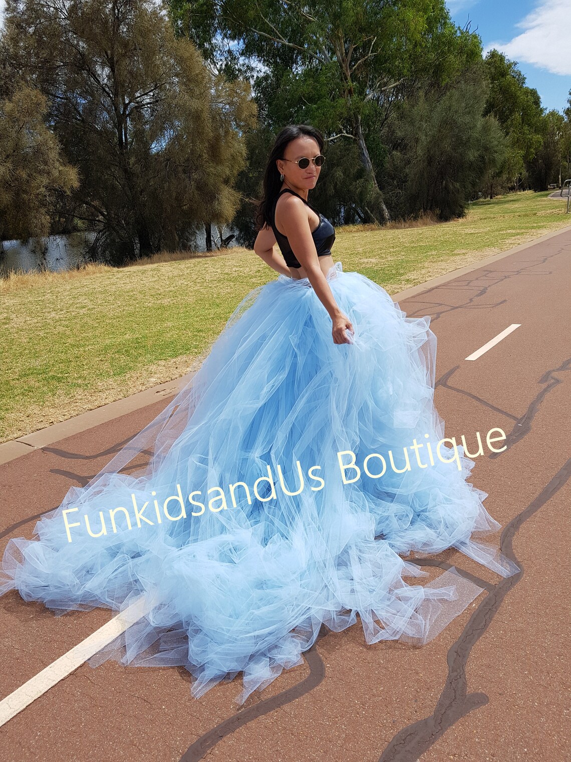 Extra Full Long Train Tutu bridal Adult Tutu Prop Maternity - Etsy ...