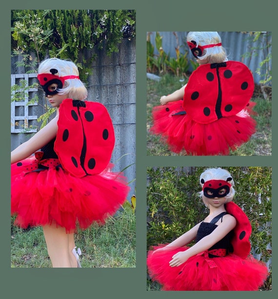 Bug Tutu Dress Baby Bug Costume With Mask and Felt Wings | Etsy