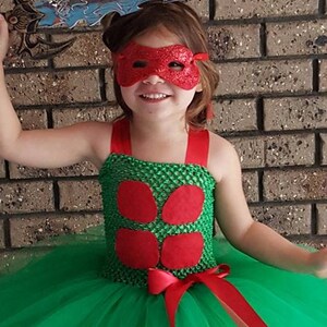 Turtle Tutu Costume - Green and Red Turtle Tutu - Turtle Costume Tutu ...