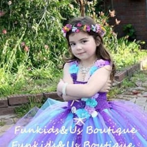 Under the Sea Mermaid Tutu Dress Mermaid Birthday Dress Ocean Themed ...