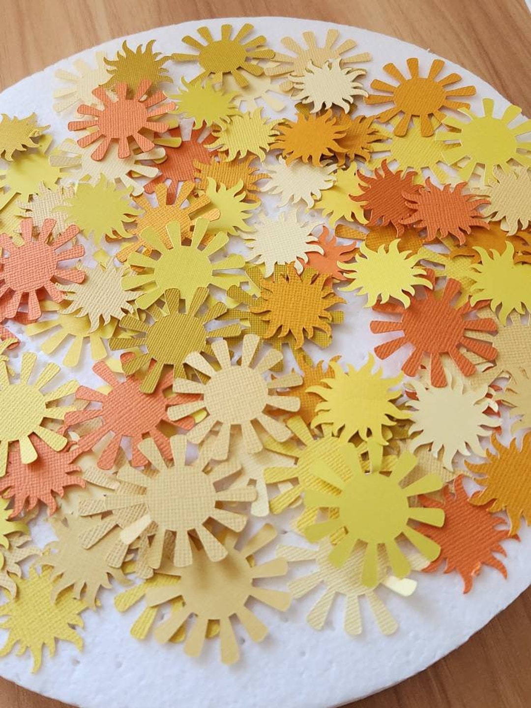 Sunshine Confetti - Sun Confetti- Sunshine Confetti Tabledecor ...
