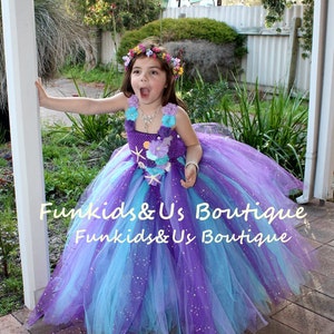 Under the Sea Mermaid Tutu Dress Mermaid Birthday Dress Ocean Themed ...