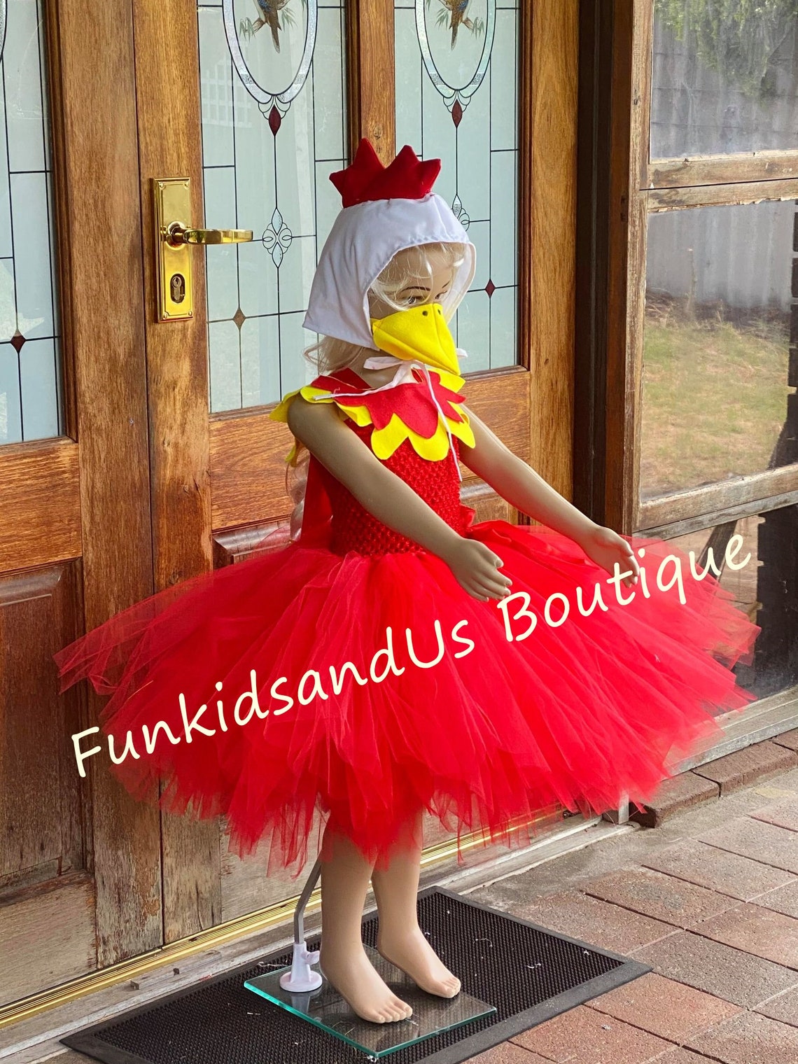 Red Hen Tutu Red Hen Costume Chicken Tutu Costume Red - Etsy