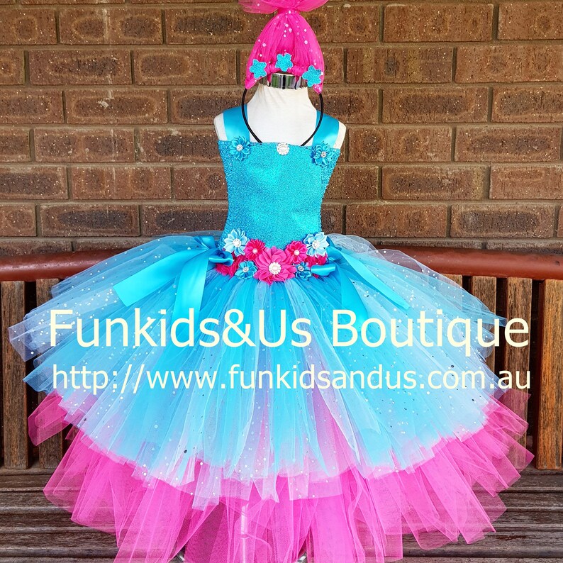 Turquoise Hot Pink Inspired Tutu Dress Hot Pink Turquoise - Etsy