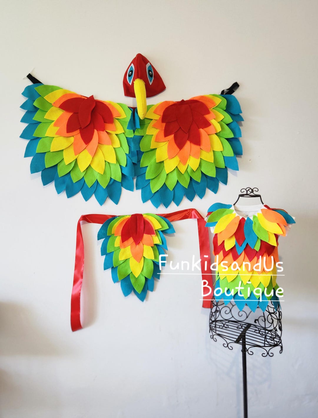 Bower Bird Costume Blue Sewn Bird Costume for Toddler, Kids Teen and ...