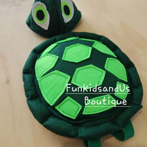 Turtle Costume for Kids - Customised Felt Turtle With Hat - Halloween ...